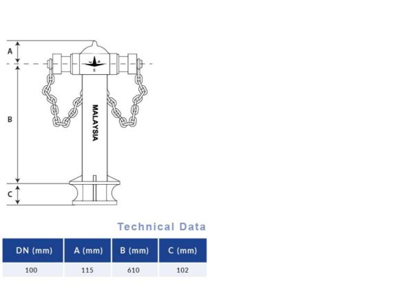 2 WAY PILLAR HYDRANT – LYE